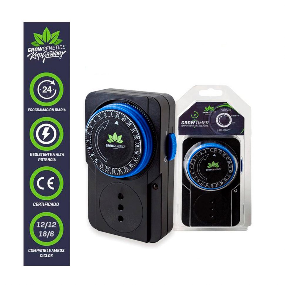 Timer Análogo – Grow Genetics | Tu Cultivo GrowShop - Soluciones Integrales de Autocultivo